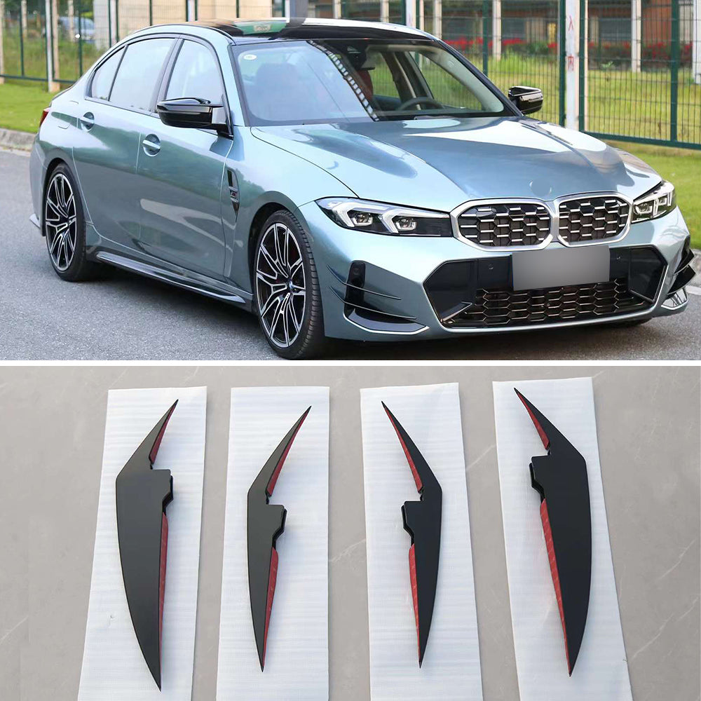 Front Bumper Canards | Fins for BMW 3 Series G20 | G28 2023 Present – F ...