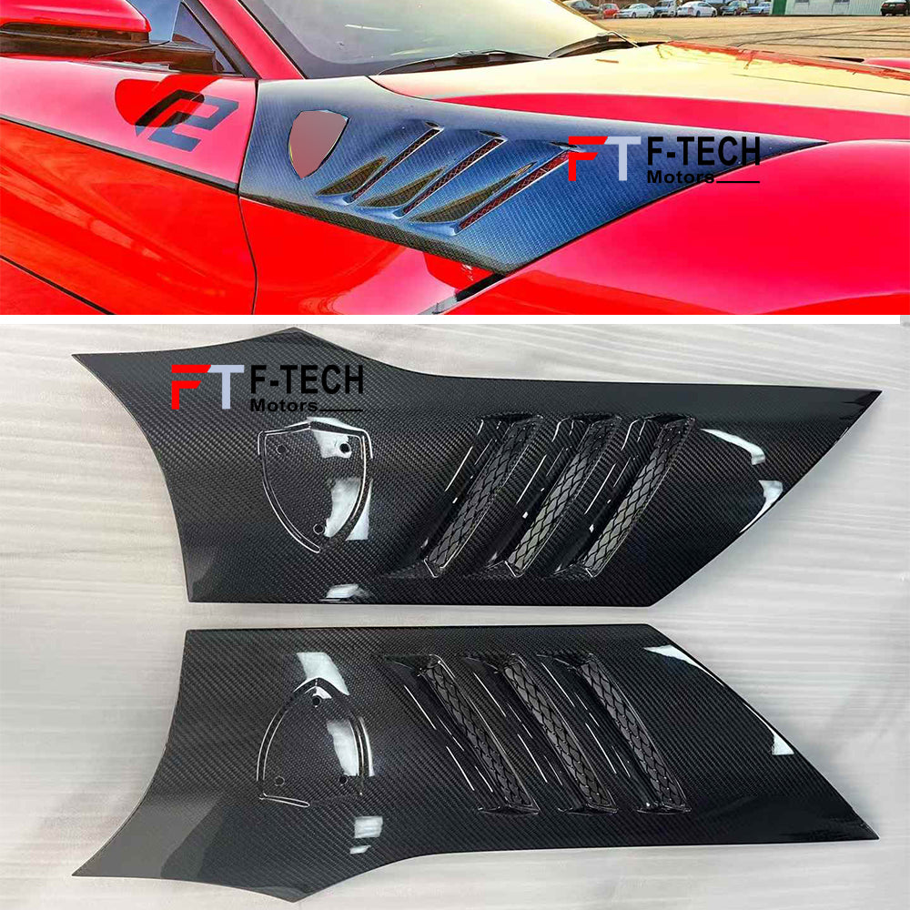 Carbon Fiber Fender Covers Kit For Ferrari F12 Berlinetta 2012 - 2017 ...