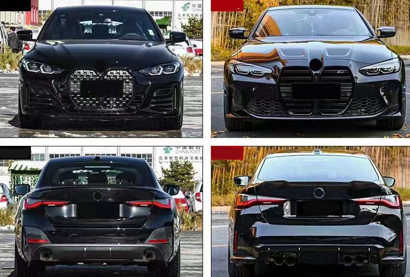 BMW M4 G82 conversion upgrade body kit fit BMW 4 Series G26 4 doors – F ...