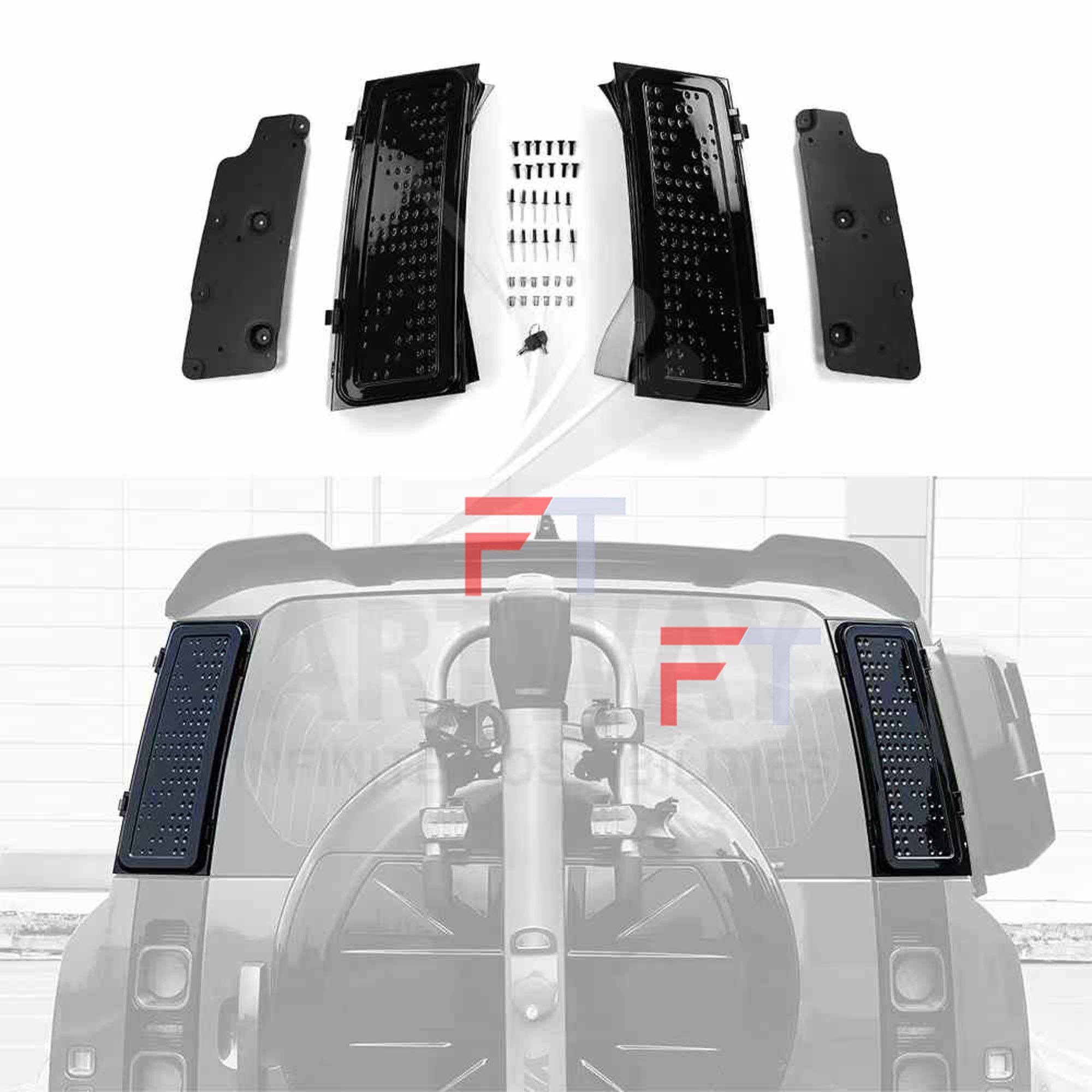 Side storage boxes for Land Rover Defender L663 110 2020+ – F-Tech Motors