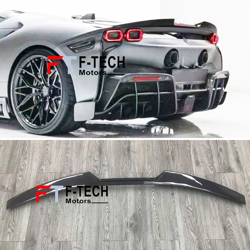 Carbon Fiber Rear Decklid Spoiler for Ferrari SF90 Stradale 2019 - 202 ...