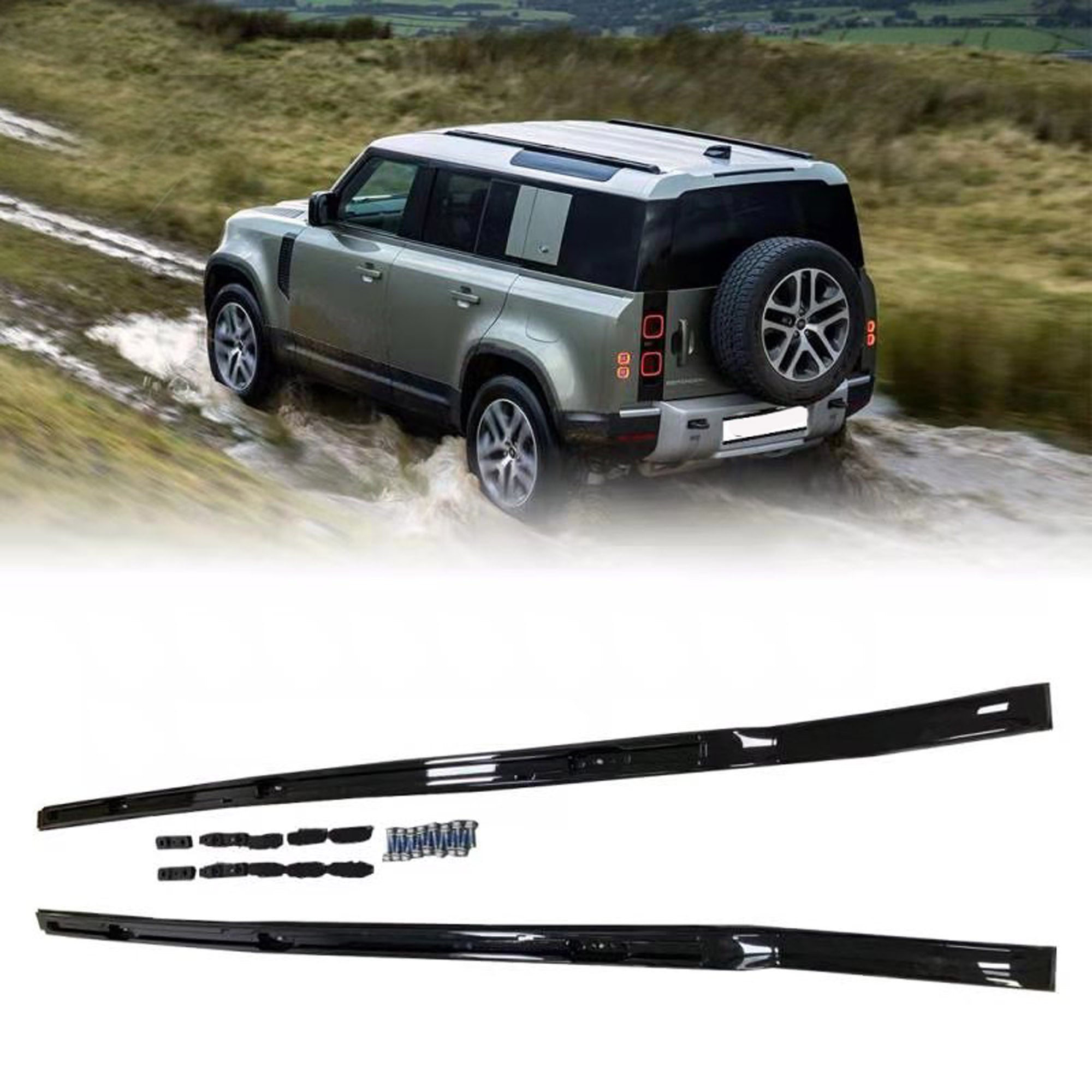 Roof rails bar for Land Rover Defender L663 110 2020+ – F-Tech Motors