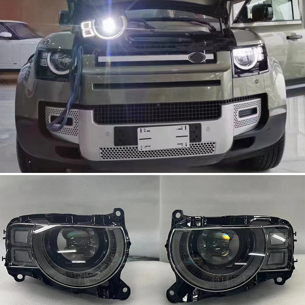 LED Headlights For Land Rover Defender L663 90 110 130 2020+ – F-Tech ...