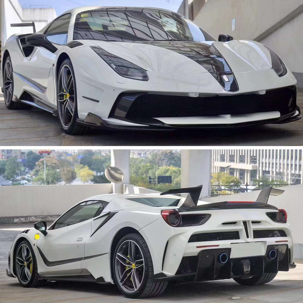 Carbon Fiber Aerodynamic Body Kit fit Ferrari 488 GTB 2015-2019 MS – F ...