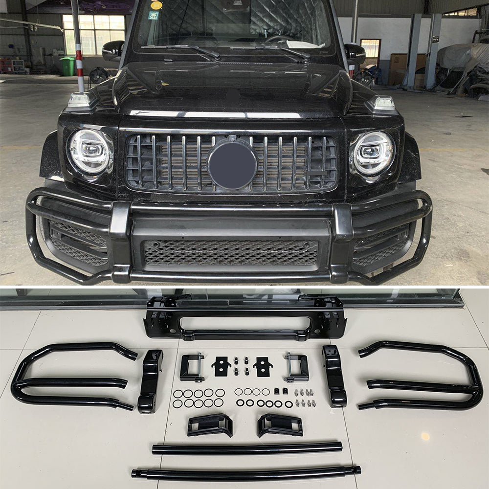 Grille guard bull bar for Mercedes Benz G class W463A W464 G63 AMG 201 ...