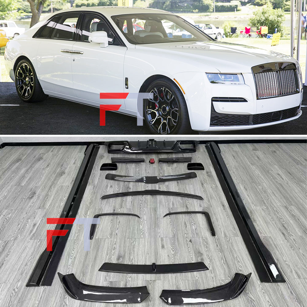 Carbon fiber soft body kit for Rolls Royce Ghost 2020 - 2024 – F-Tech ...