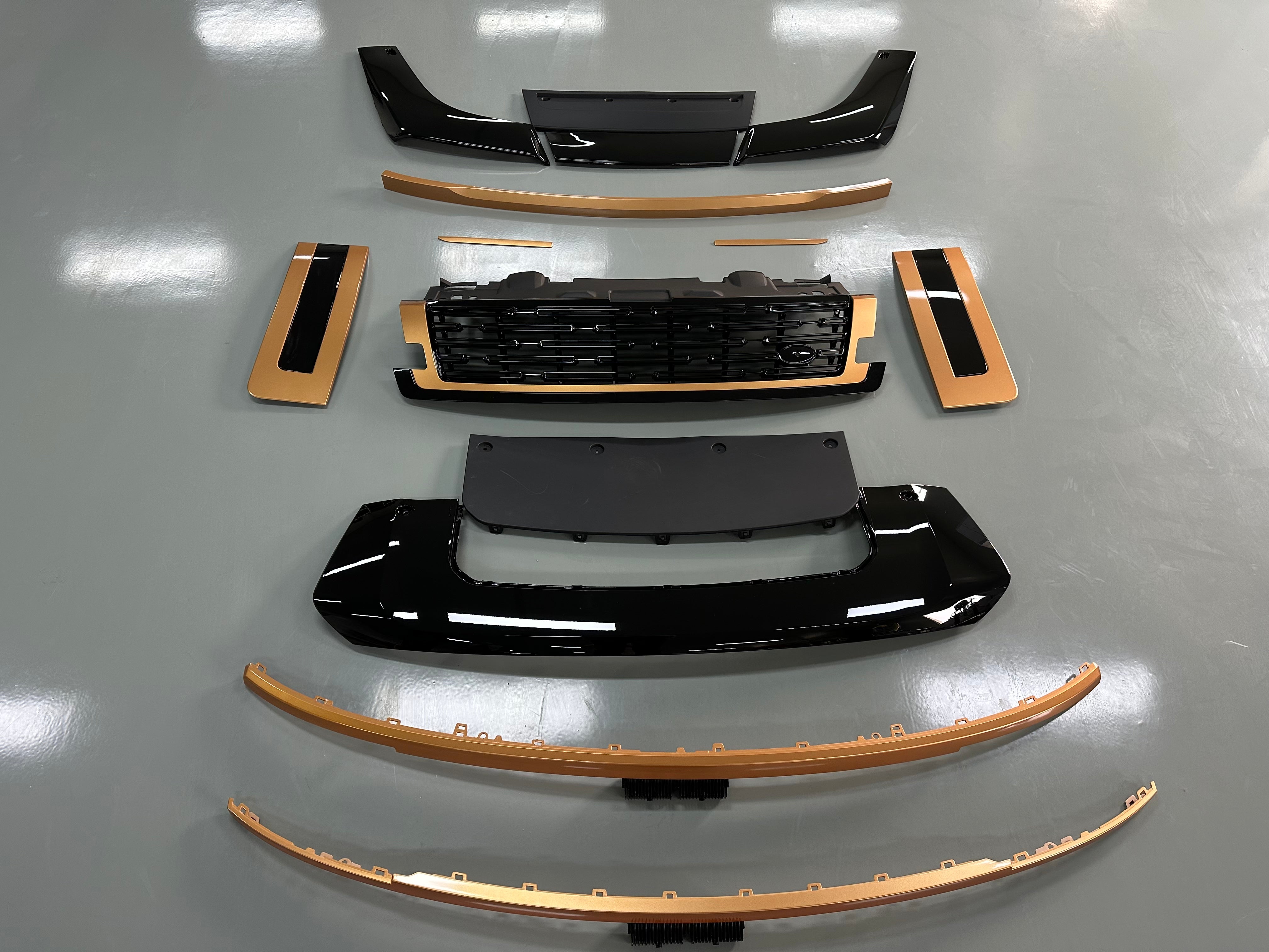 GOLDEN BLACK EXTERIOR TRIM KIT fit LAND ROVER RANGE ROVER L460 2023-up ...
