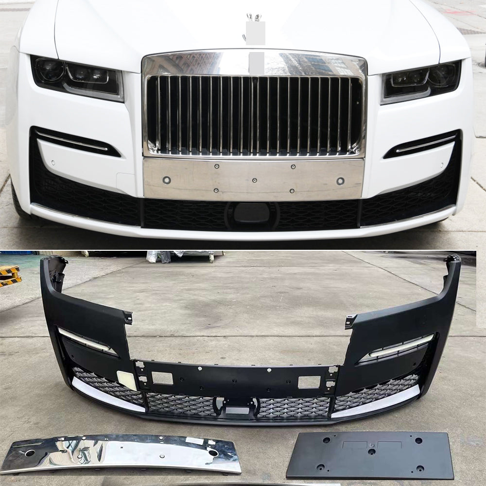 Front bumper for new Rolls Royce 2021+ Bumper Mesh License Plate – F ...
